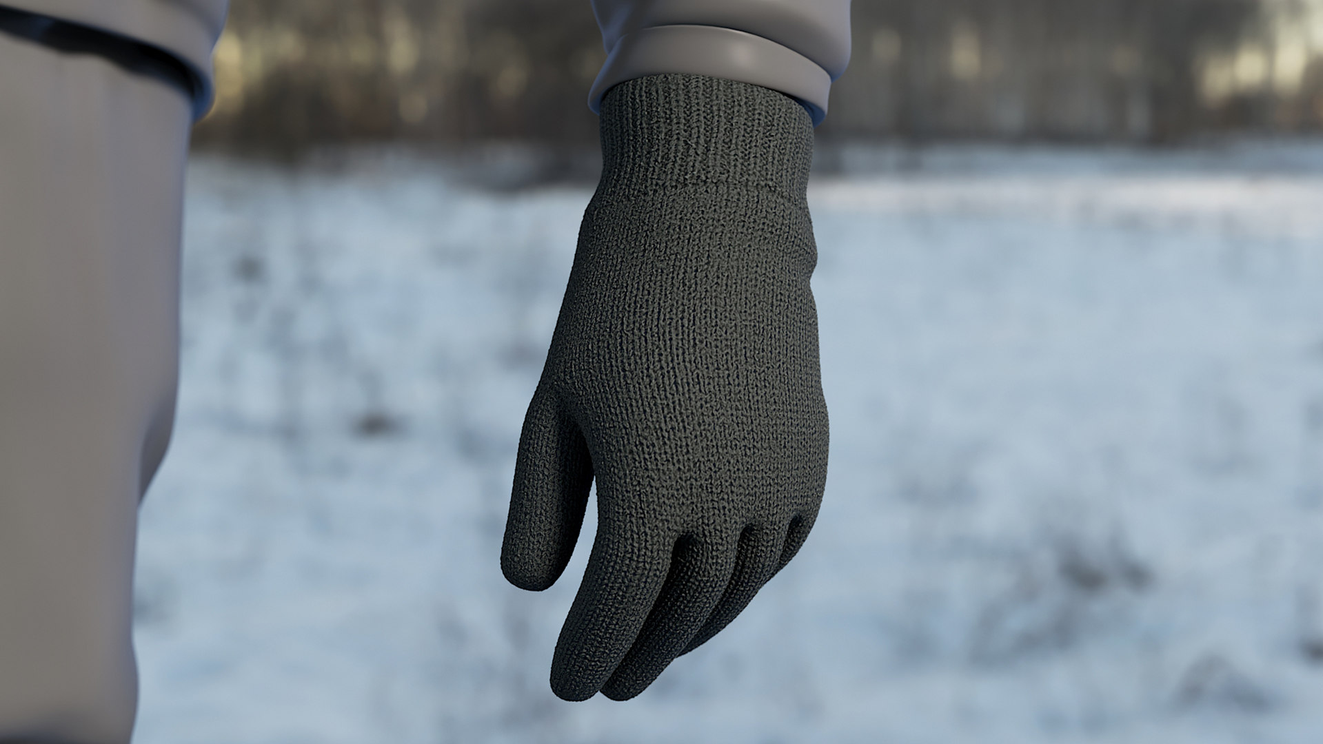 Realistic gloves 2 model - TurboSquid 1535248