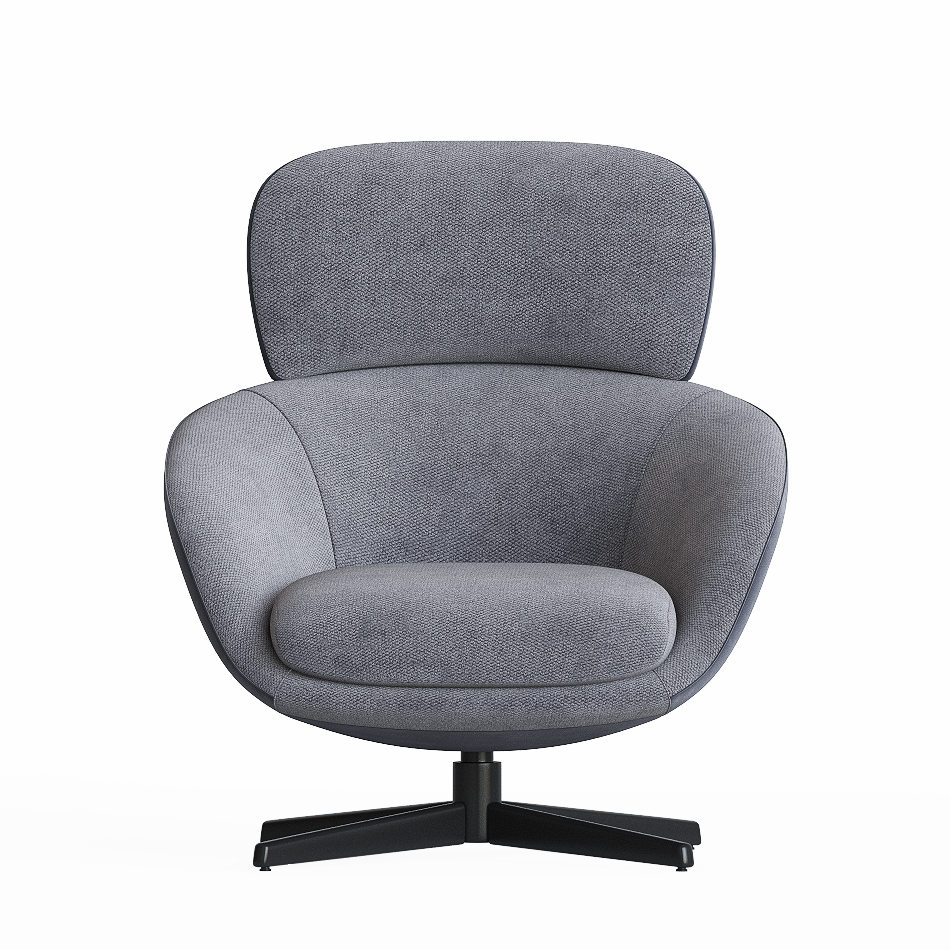 Minotti Russell 라운지 암체어 세트 3D 모델 - TurboSquid 1535252