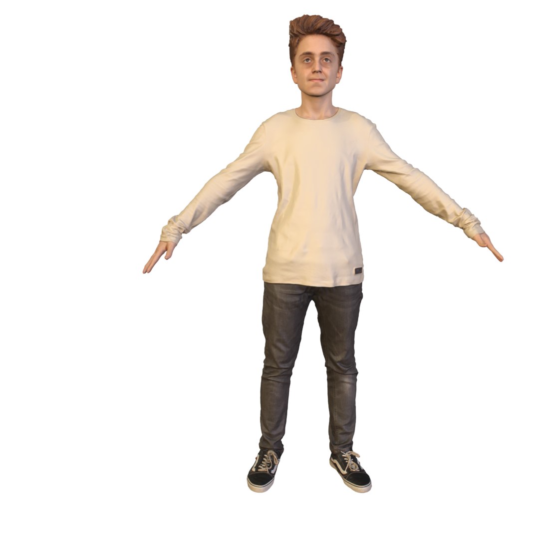 3D cool guy t pose - TurboSquid 1535270