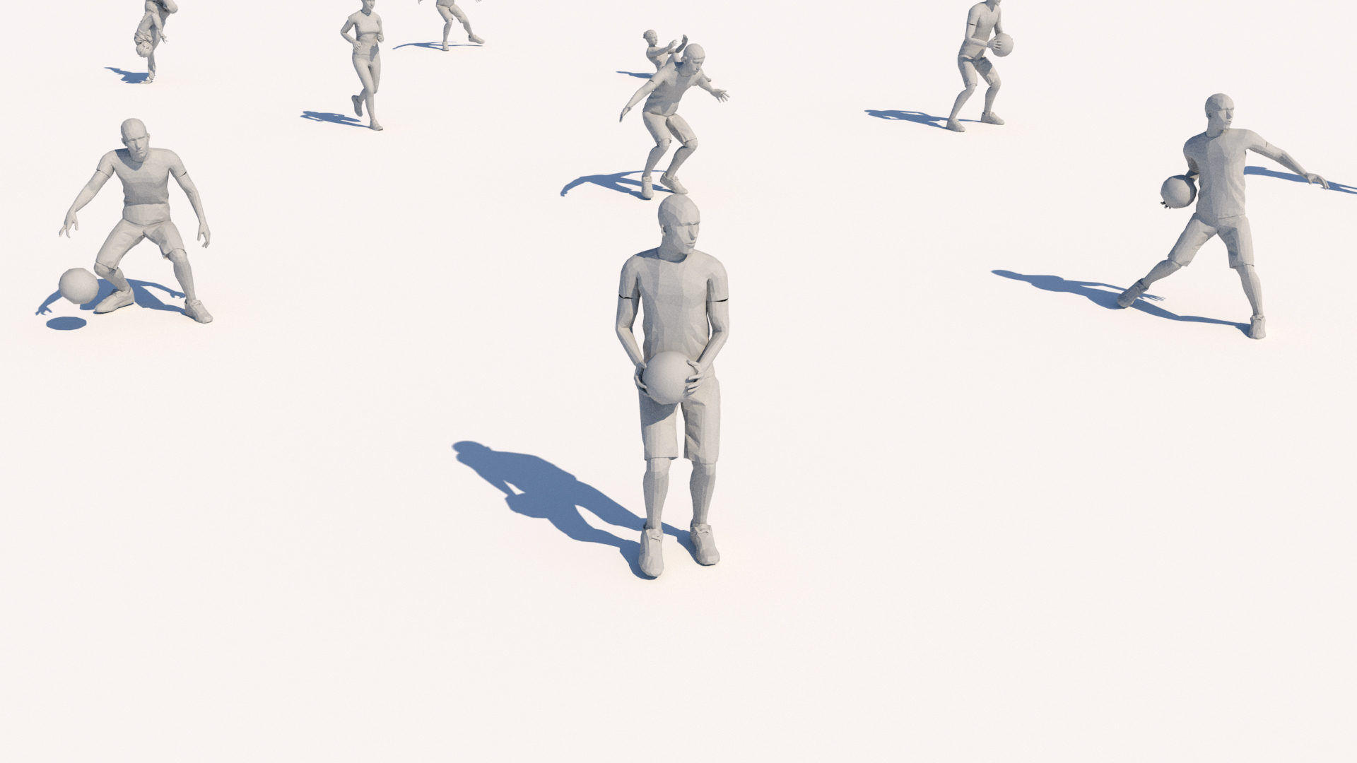 3D people doing sports model - TurboSquid 1535340