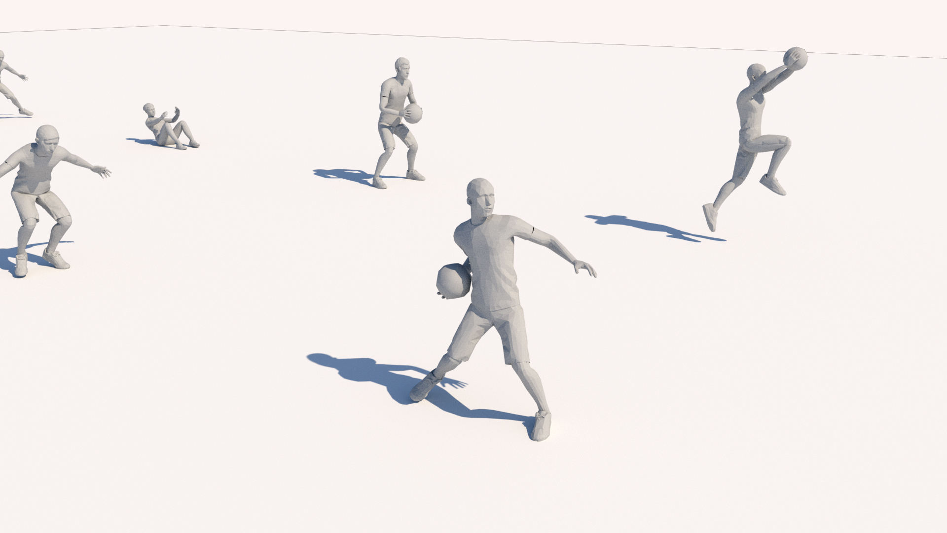3D people doing sports model - TurboSquid 1535340