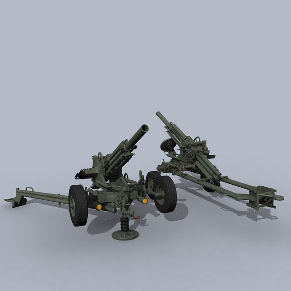 3d model wwi flying pig mortar