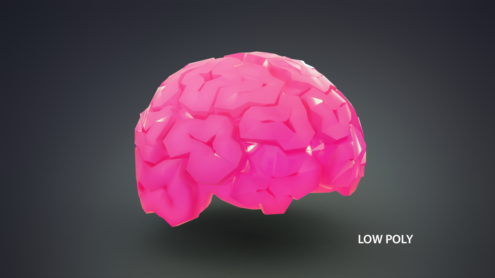 3D cute cartoon brain - TurboSquid 1519407