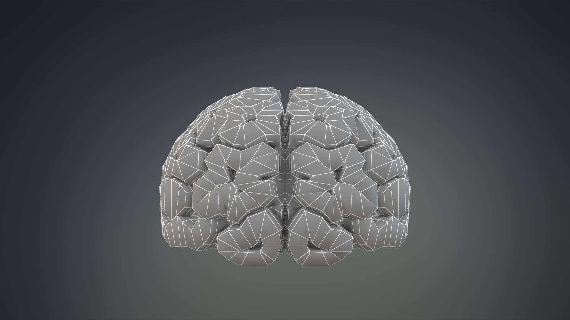 3D cute cartoon brain - TurboSquid 1519407