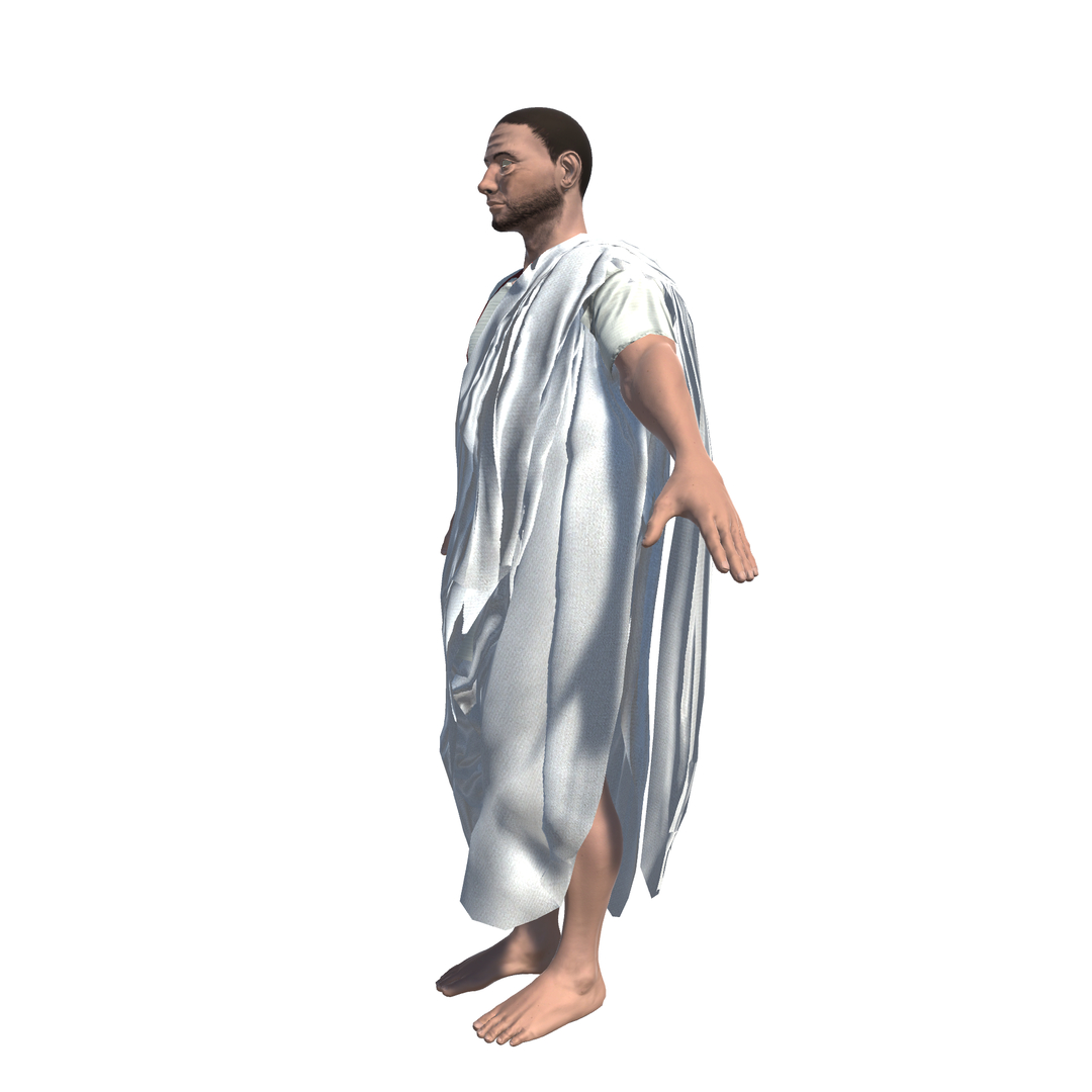 3D model roman senator toga - TurboSquid 1535656
