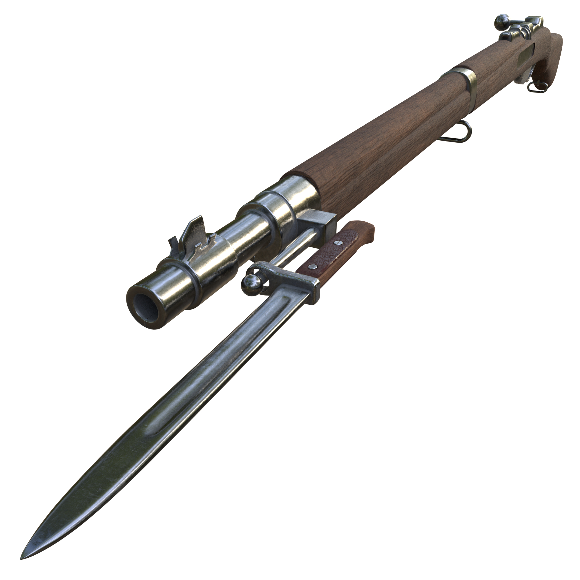 modèle 3D de PISTOLET MANNLICHER M1985 - TurboSquid 1535666