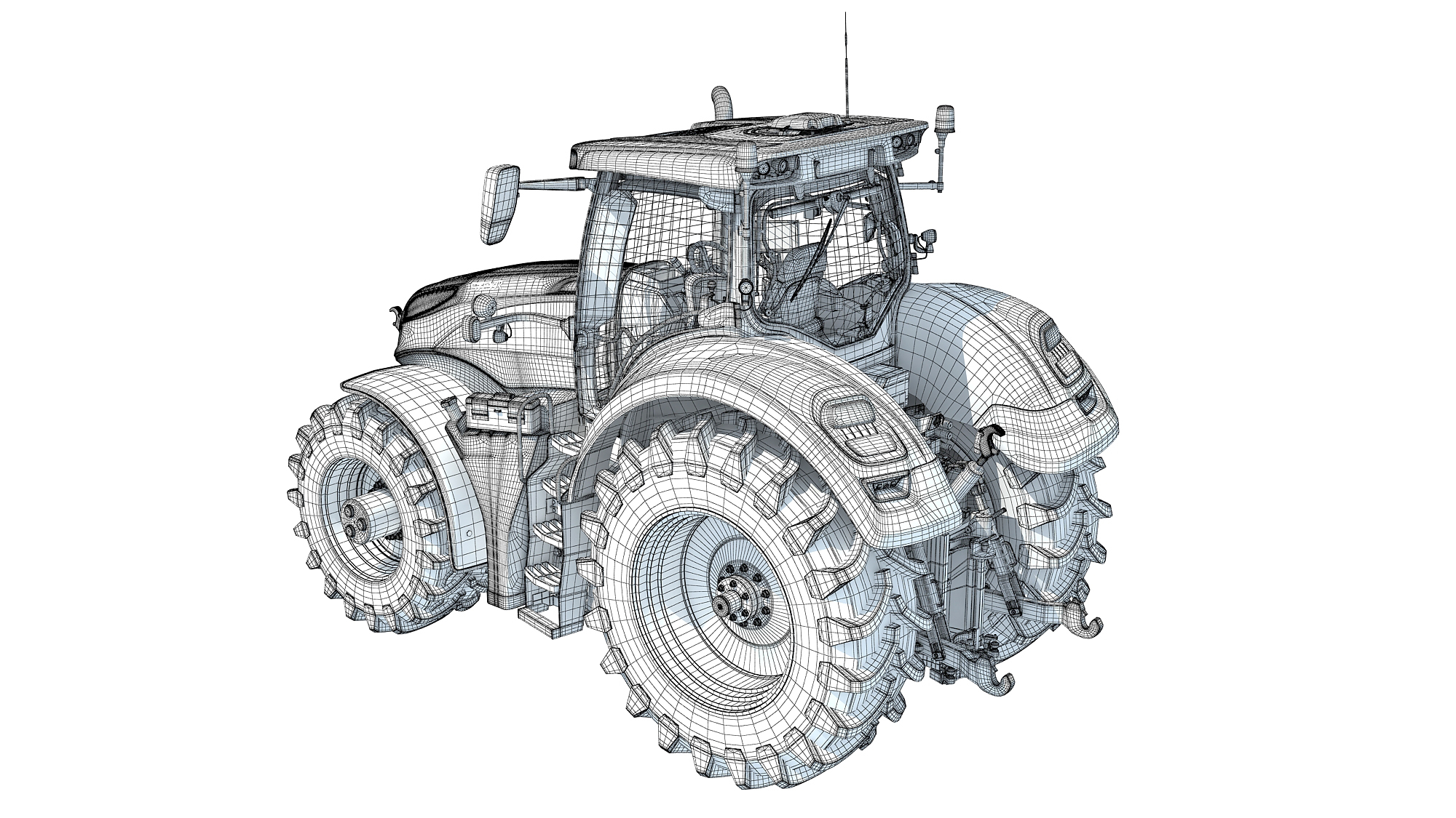 Steyr Traktor 3D-Modell - TurboSquid 1535660
