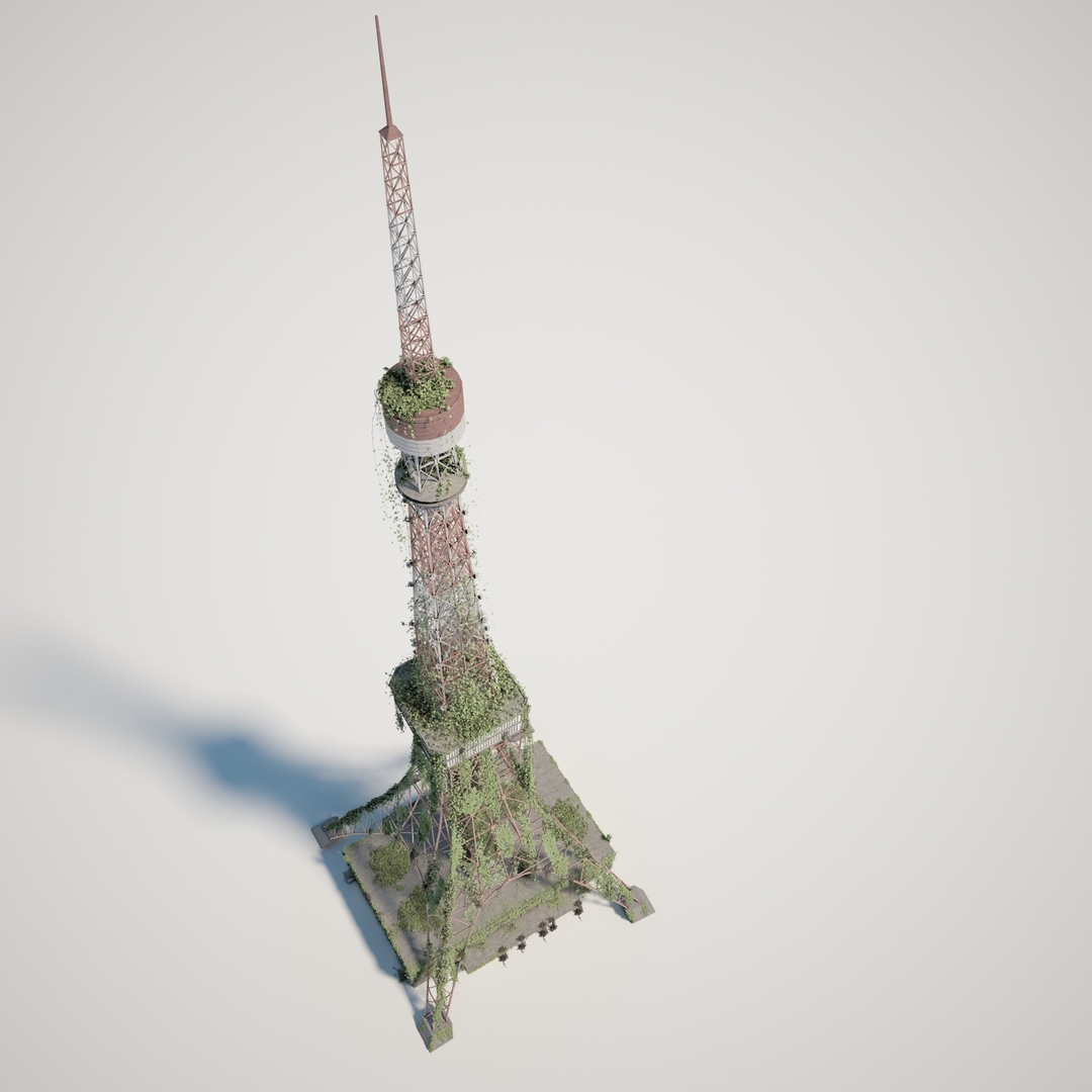 Tokyo tower 3D - TurboSquid 1535716