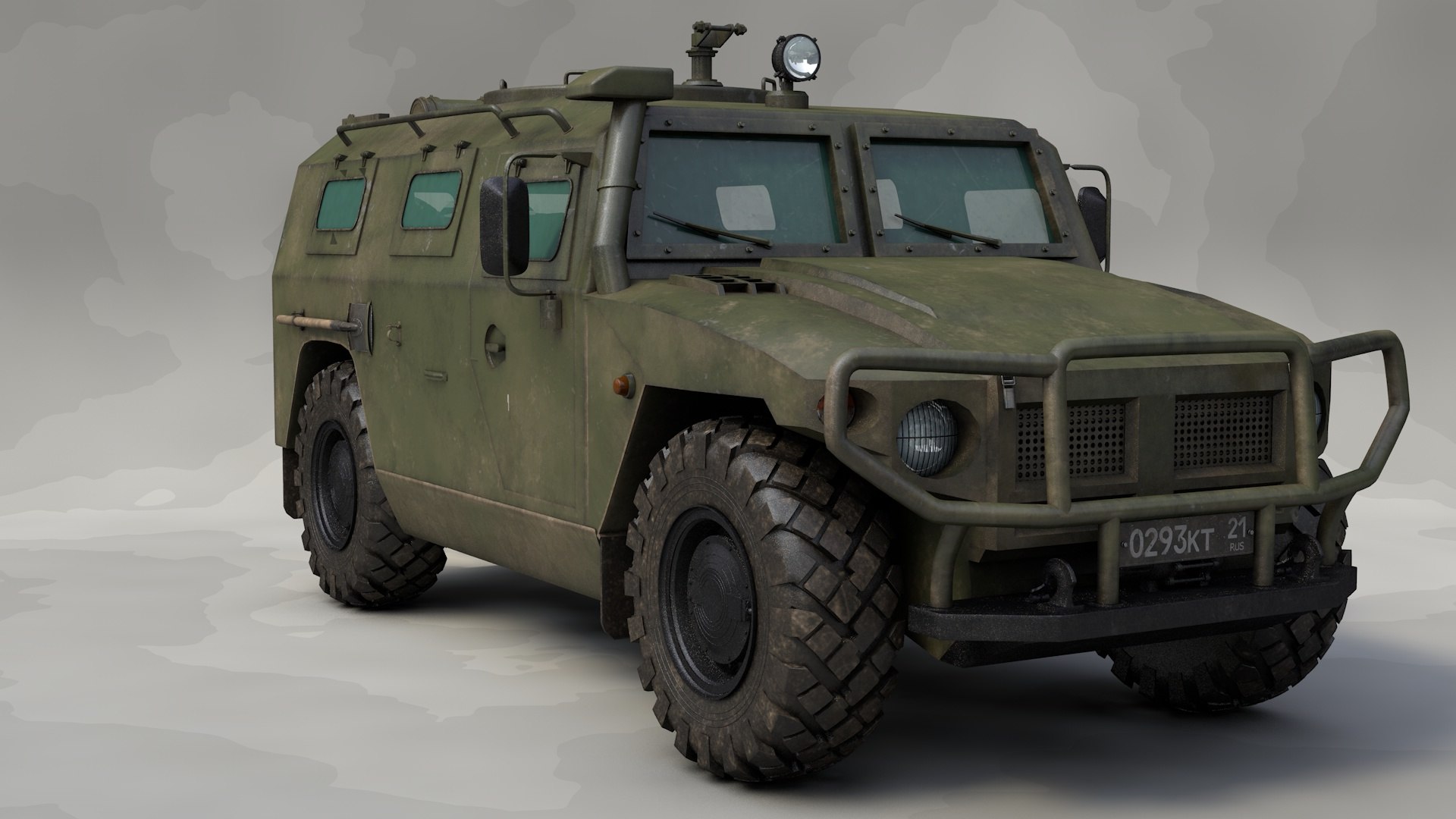 3D model russian vehicle gaz tigr - TurboSquid 1535791