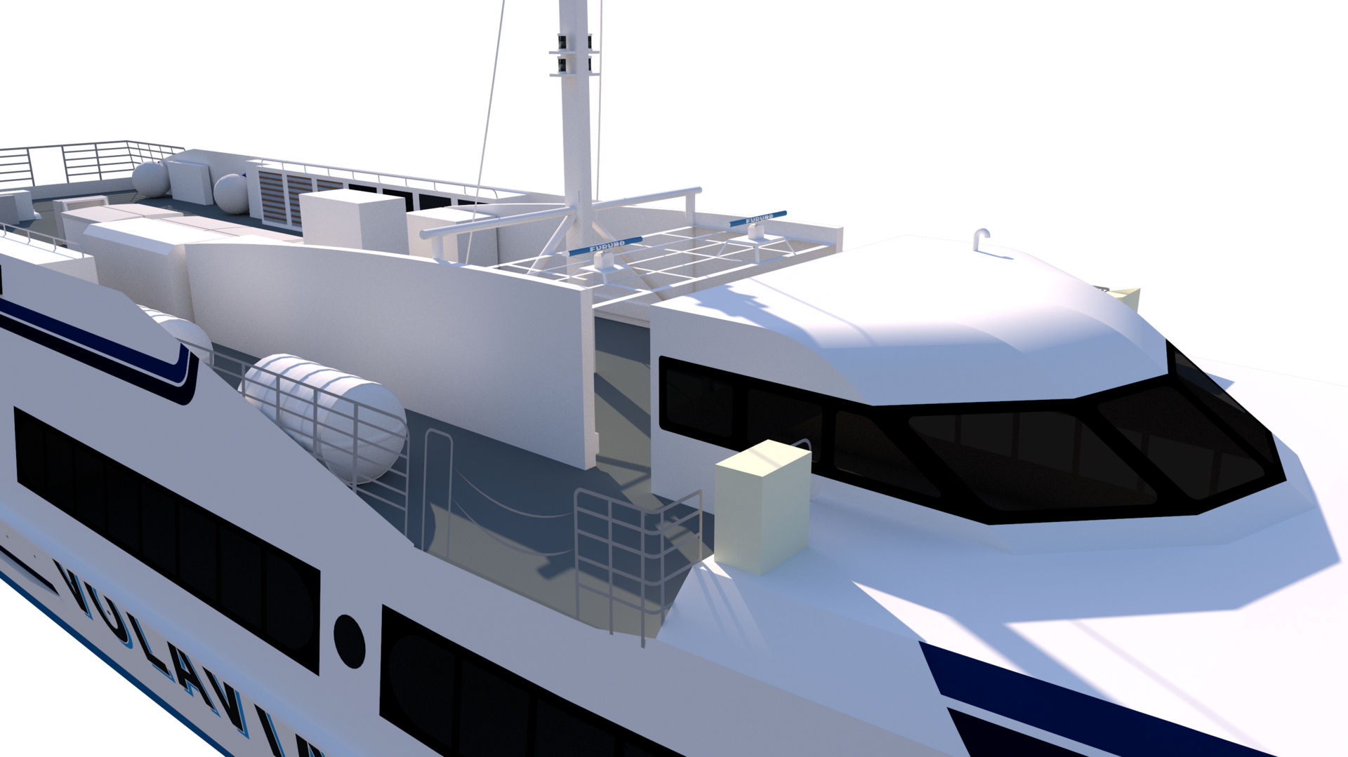 High Speed Passenger Fast Ferry 3D-Modell - TurboSquid 1535956