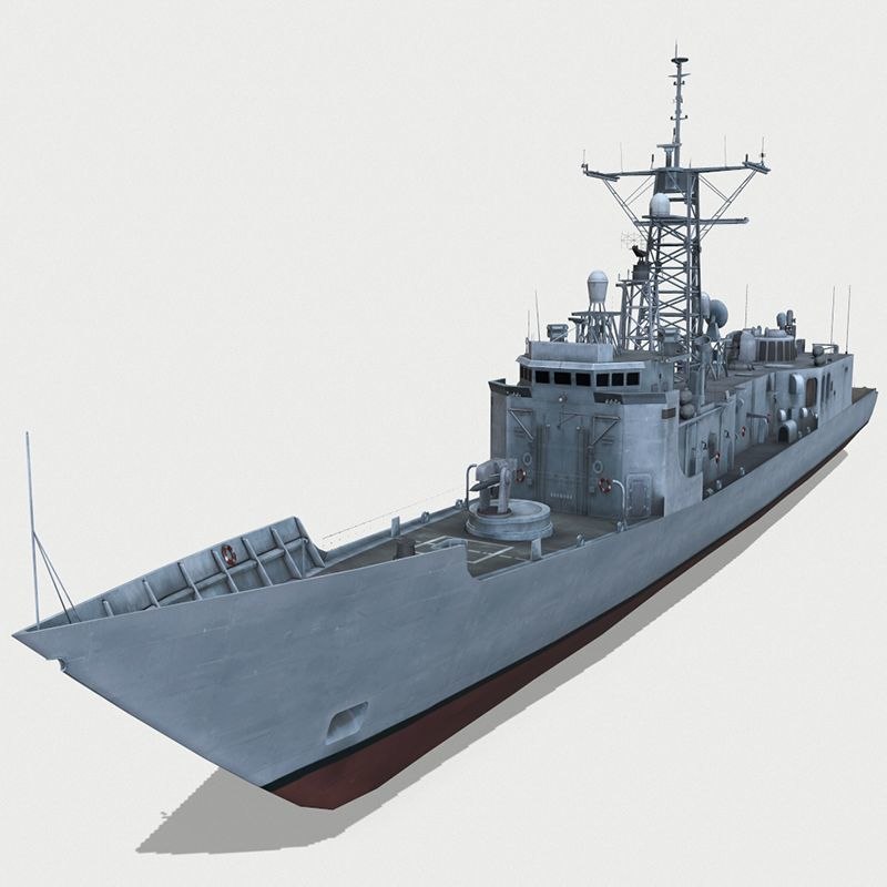 Uss simpson ffg-56 3D model - TurboSquid 1535039