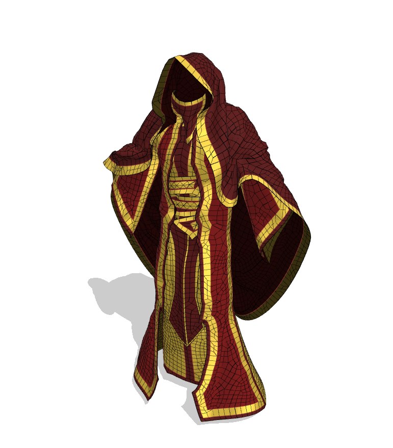 3D model robe mage - TurboSquid 1536091