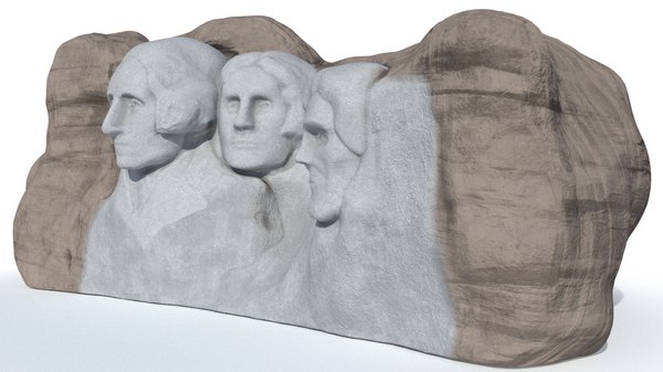 Mount rushmore 3D model - TurboSquid 1536096