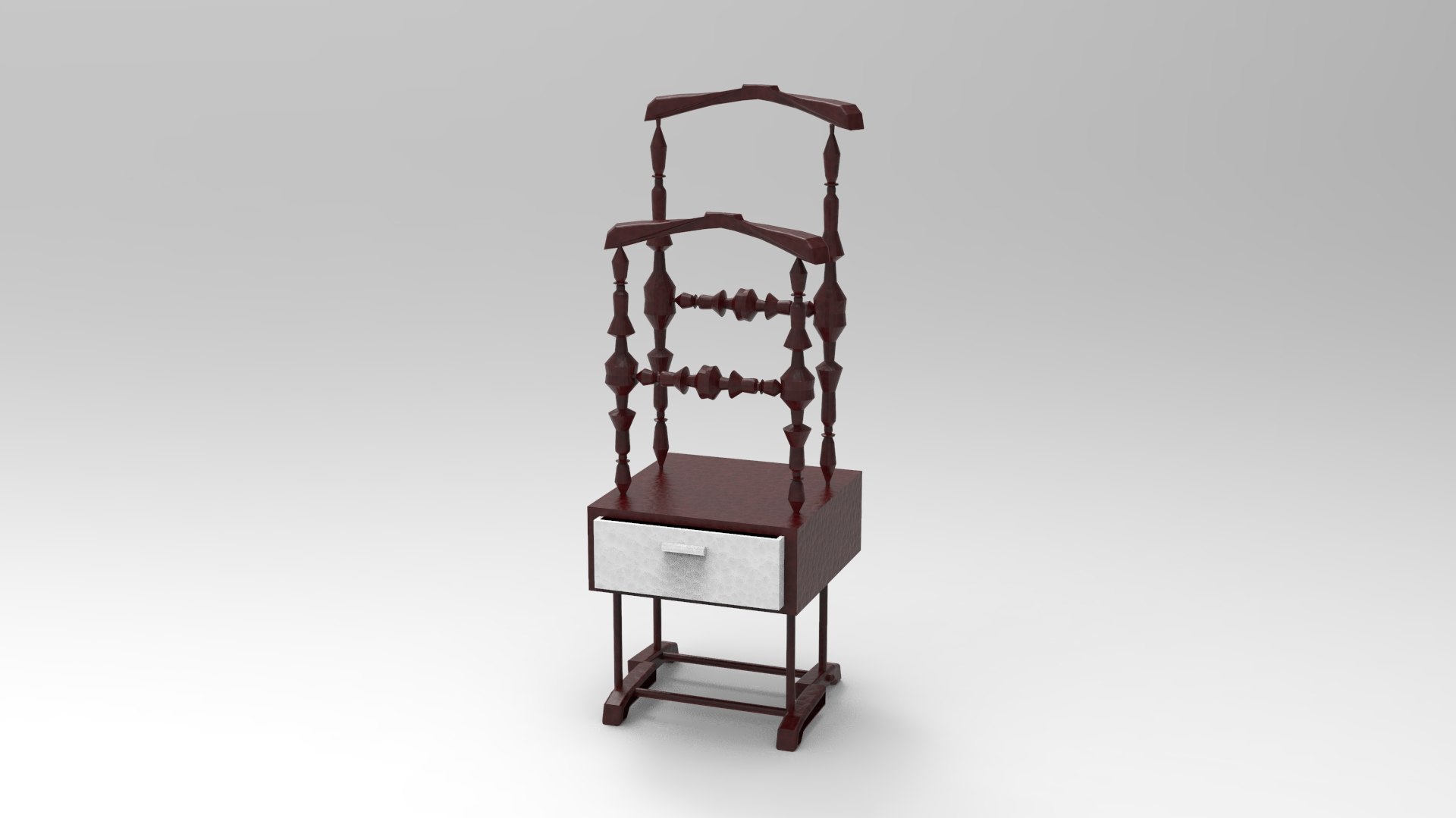 Coat hanger stand design model - TurboSquid 1536072