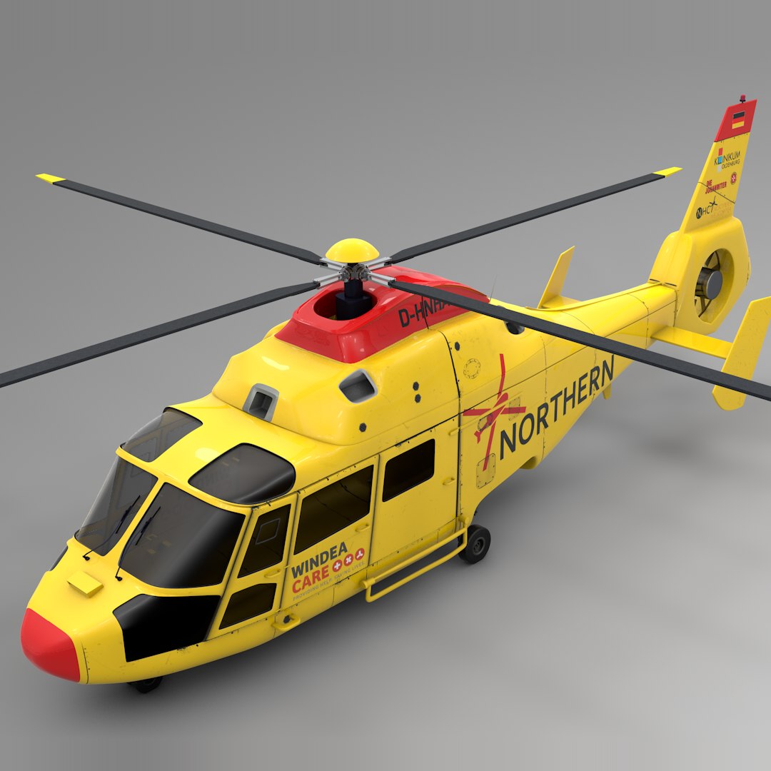 Northern helicopter nhc airbus 3D model - TurboSquid 1536304