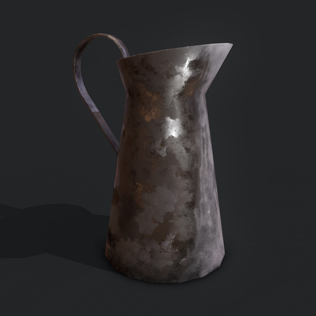 Medieval style pitcher 3D model - TurboSquid 1536289