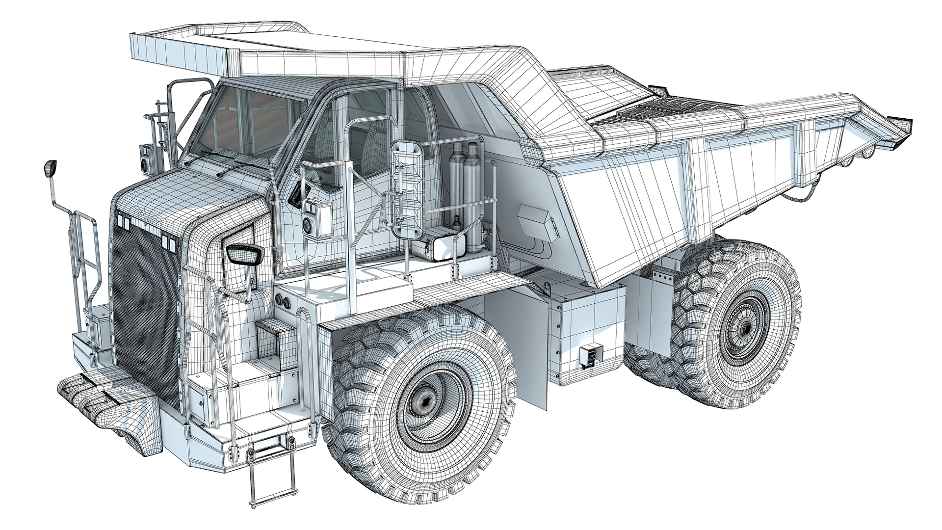 3D off-highway mining dump truck model - TurboSquid 1536346