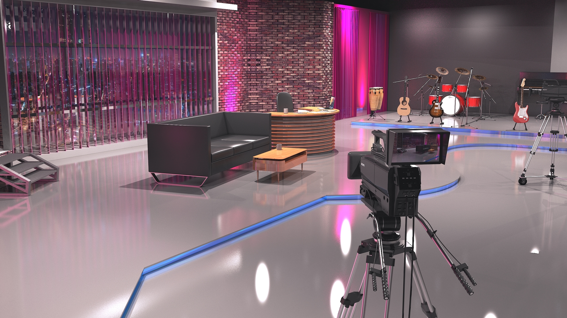 Vr studio set 3D - TurboSquid 1536442