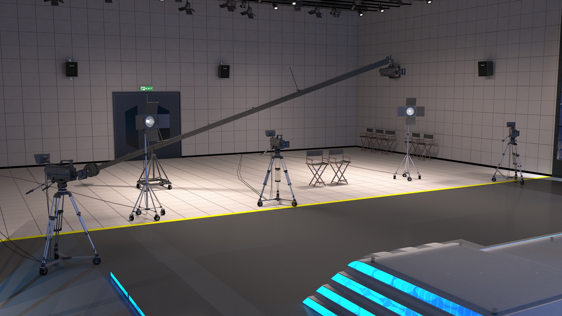 Vr studio set 3D - TurboSquid 1536442