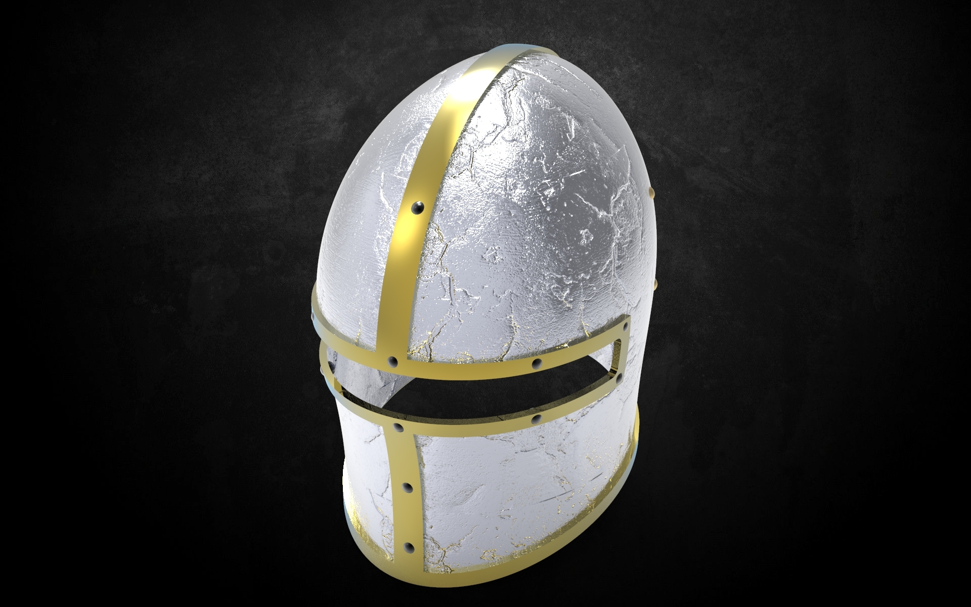 3D model knight great helm barbute - TurboSquid 1536410