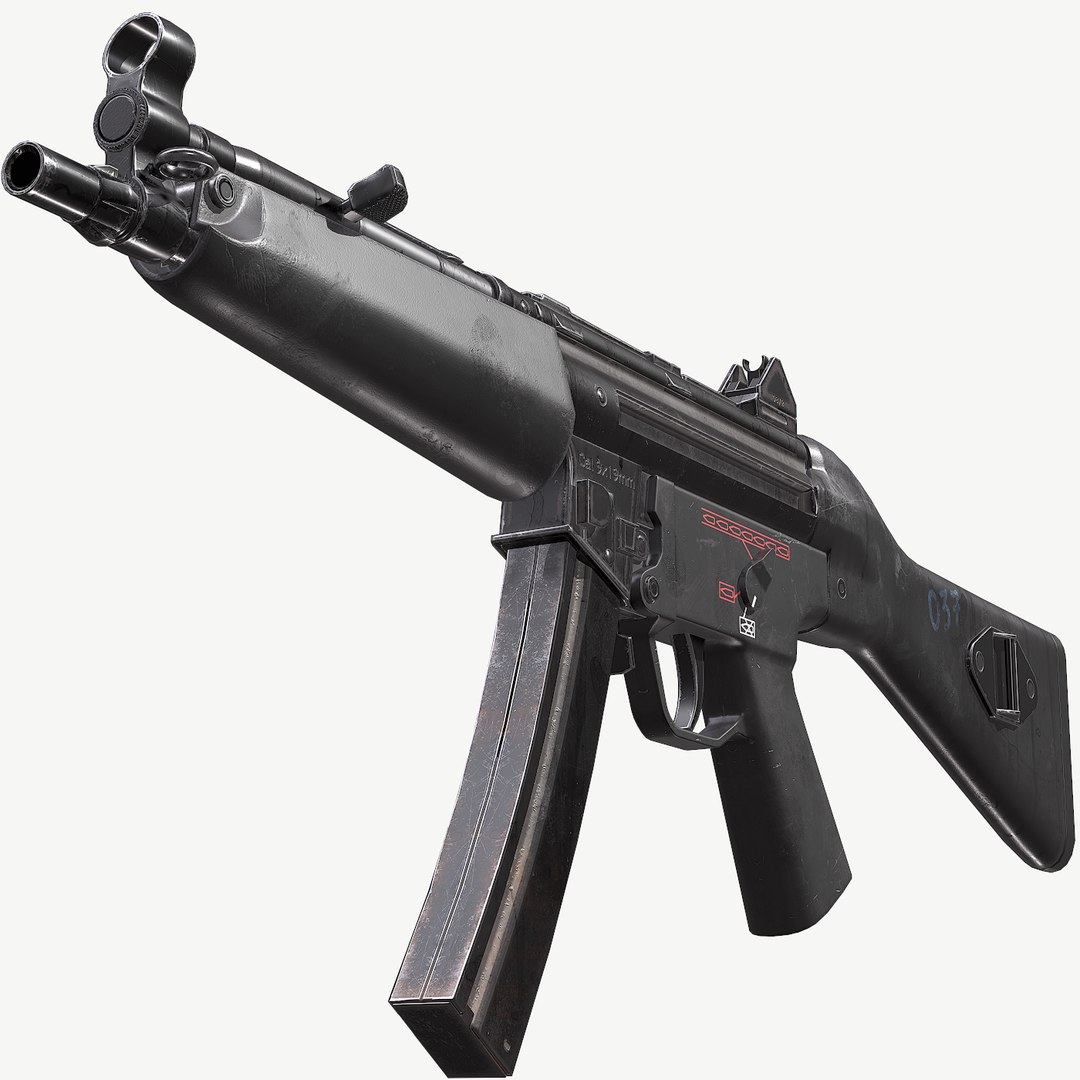 3D mp5a2 pbr 5 ready - TurboSquid 1533333