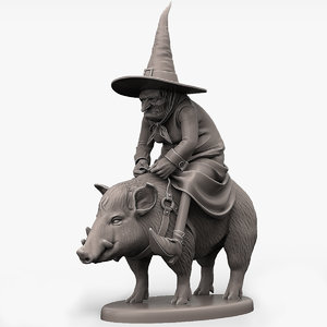 STL Witch Models | TurboSquid