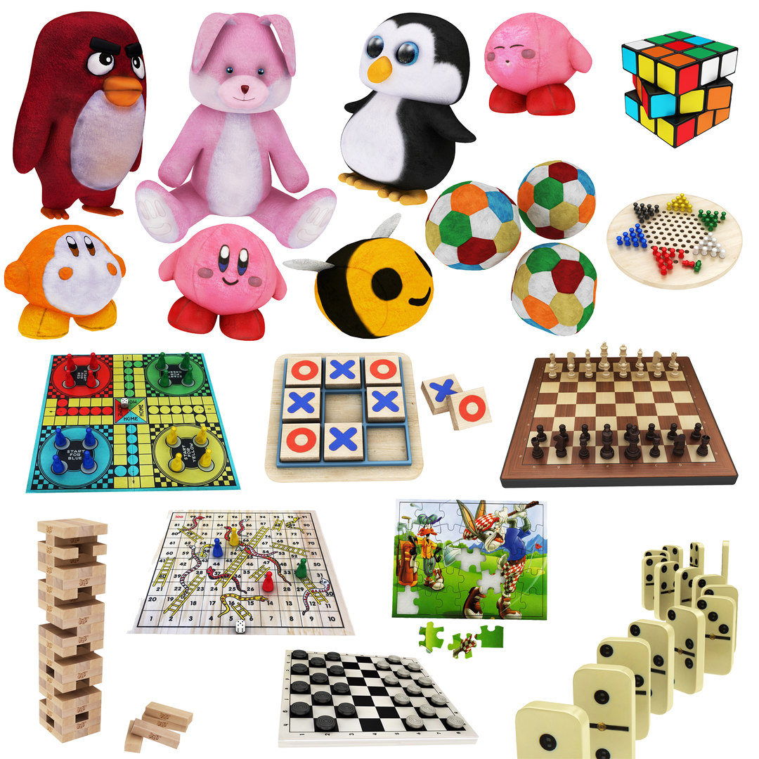 3D kids toy board games model - TurboSquid 1536749
