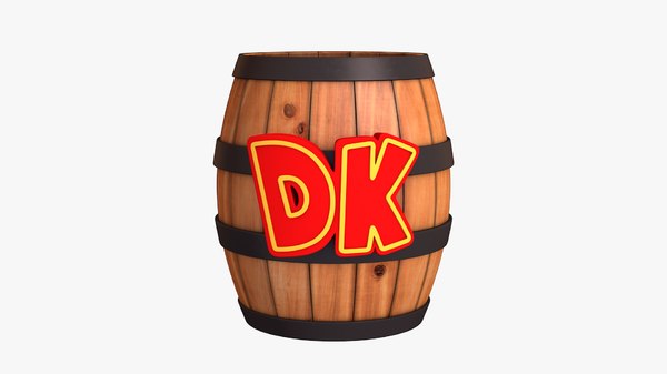 modelo 3d DK Barrel - Donkey Kong Assets - TurboSquid 1536818