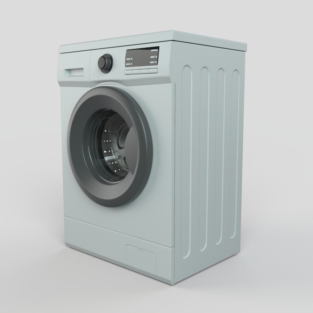 Washing machine 3D model - TurboSquid 1537126