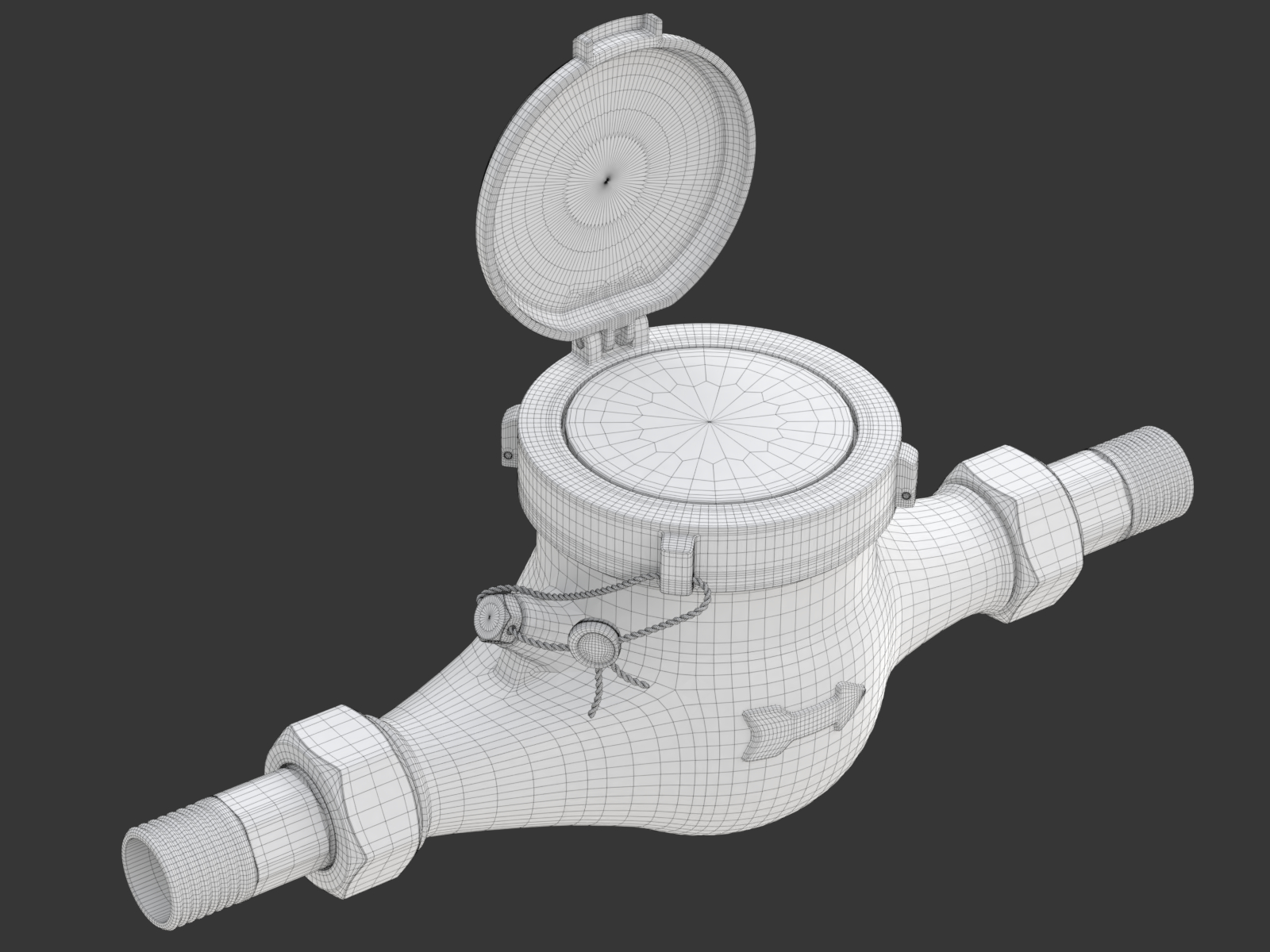 Meter water 3D model - TurboSquid 1536929