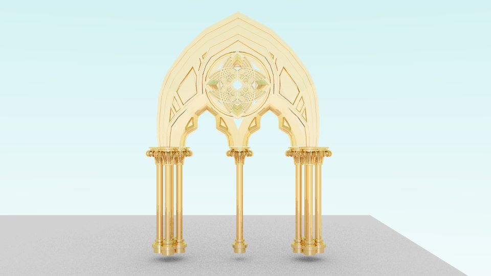 3D arch design - TurboSquid 1537013