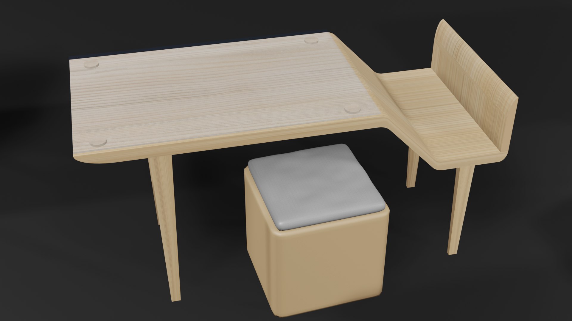 Furnitures interior japanese minimal 3D model - TurboSquid 1537052