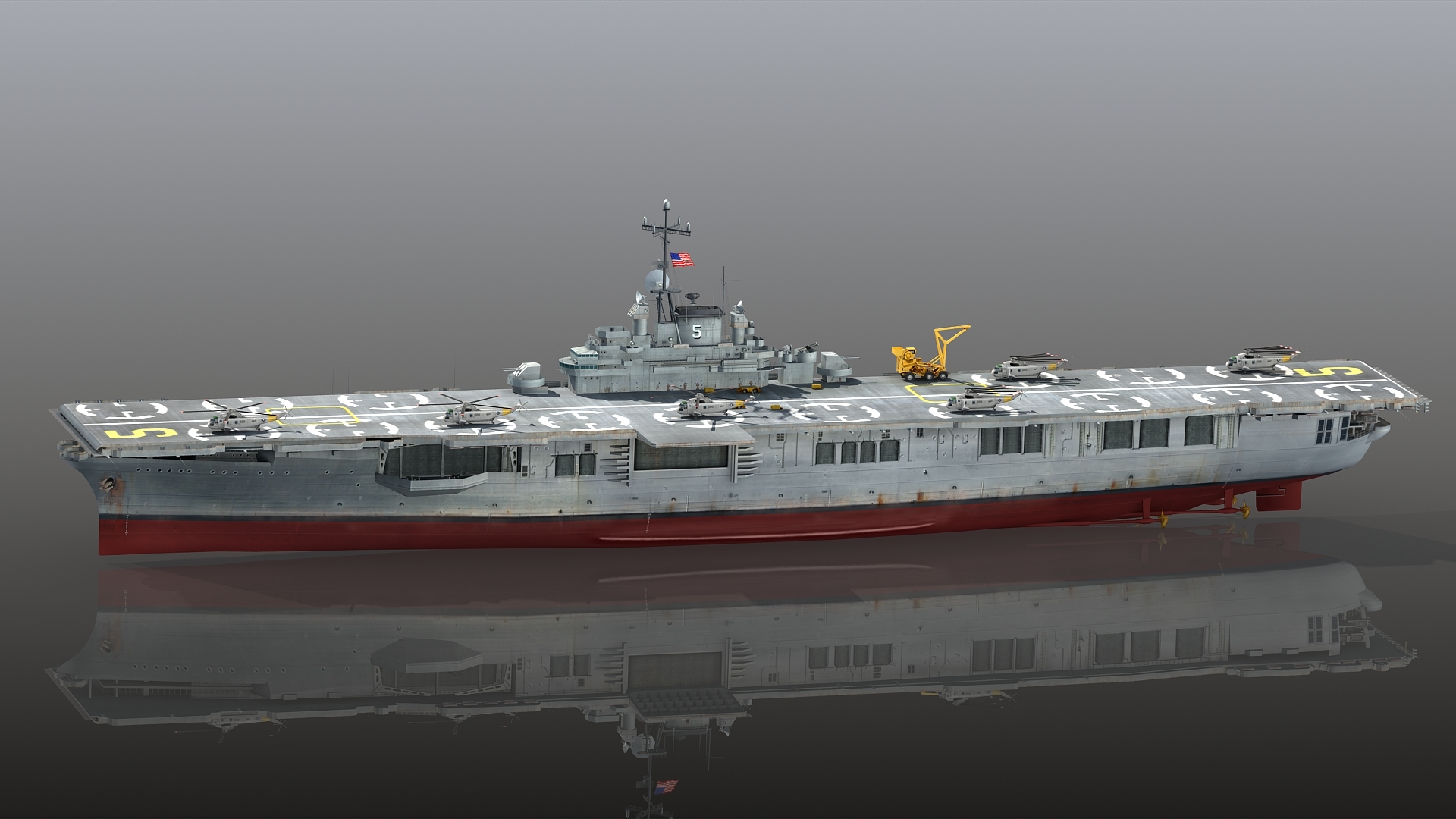 USS Princeton (CV-37) (LPH-5) 3D-Modell - TurboSquid 1537195