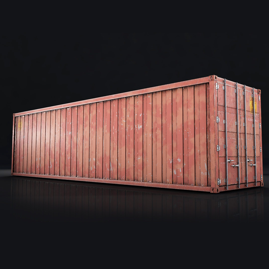 Shipping container 3D model - TurboSquid 1537339