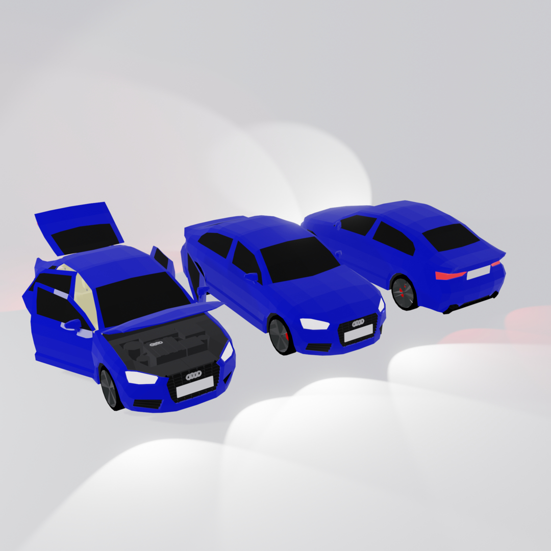 Carro Low Poly Modelo 3D - TurboSquid 1537347
