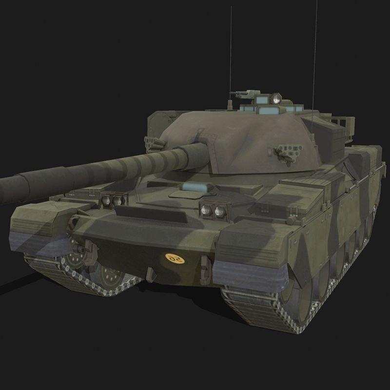 Fv4201 chieftain 3D model - TurboSquid 1537363