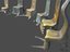 3D alien armchairs pack - TurboSquid 1537452