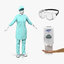 Doctors protection 3D model - TurboSquid 1537543