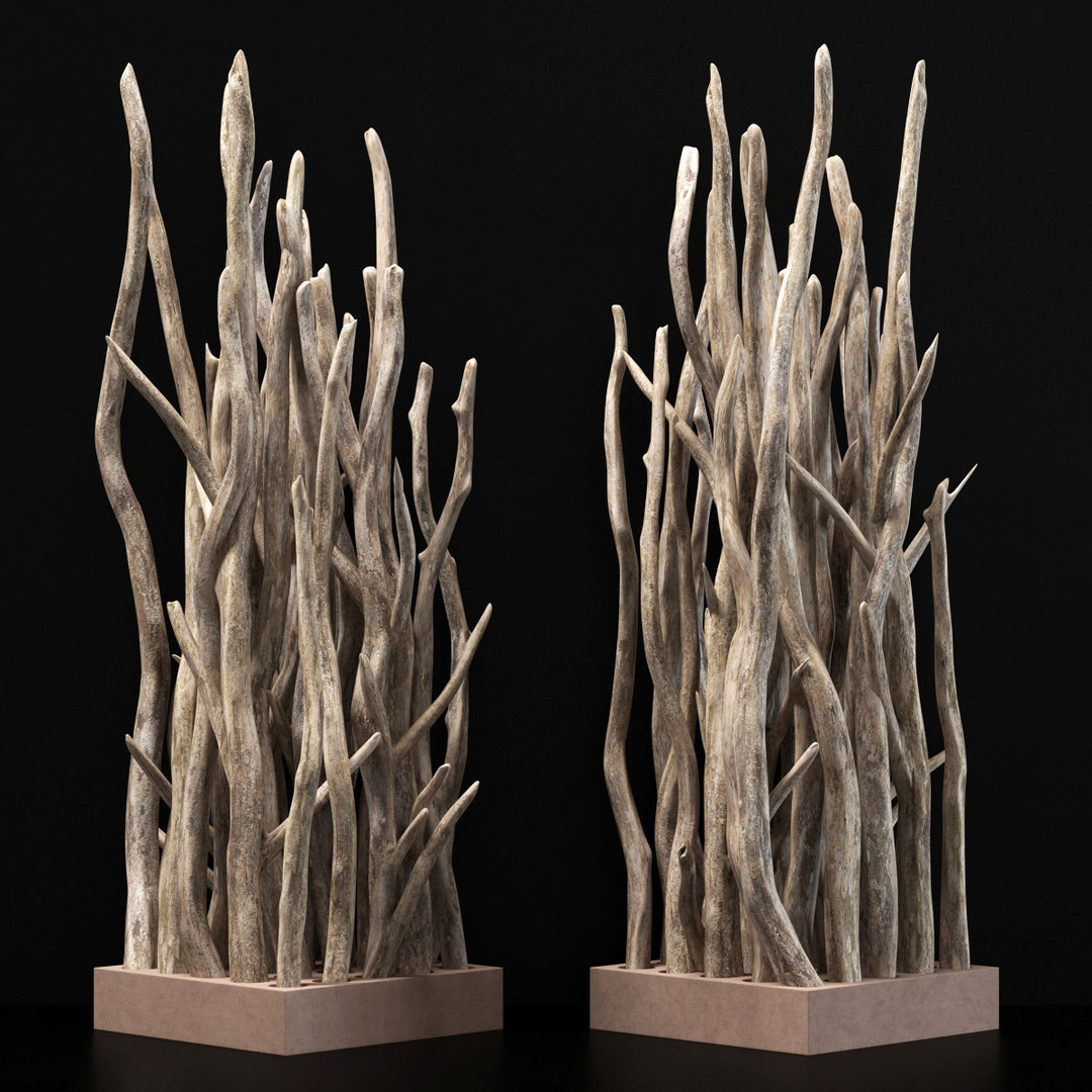 Branch wall 3D model - TurboSquid 1537428