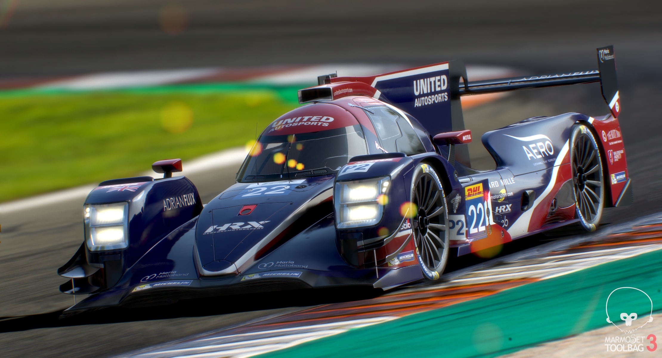 United autosports wec lmp2 3D model - TurboSquid 1508970