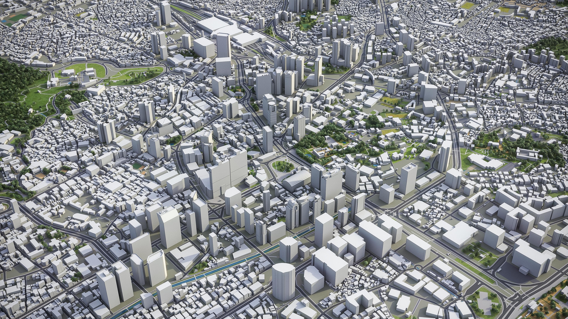 Seoul korea urban 3D model - TurboSquid 1334516