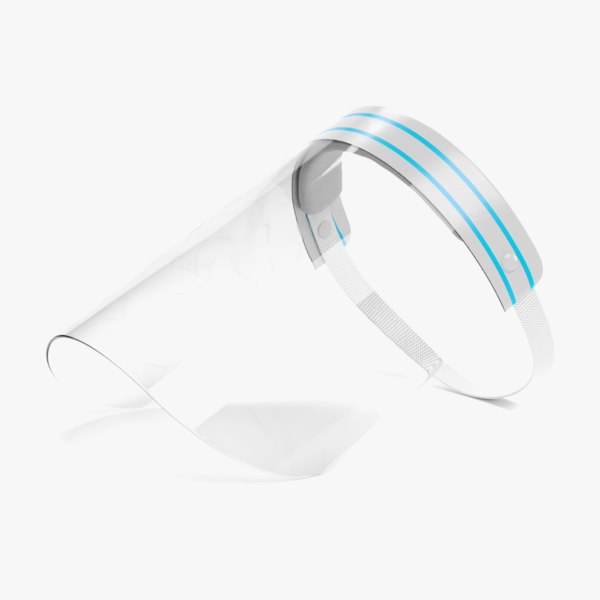 Face shield 3D - TurboSquid 1537724