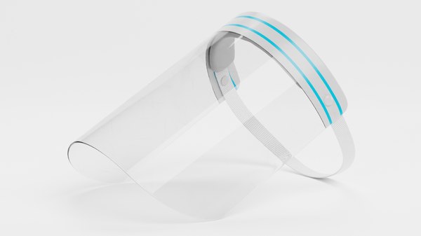 Face shield 3D - TurboSquid 1537724