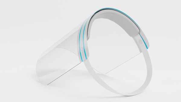 Face shield 3D - TurboSquid 1537724