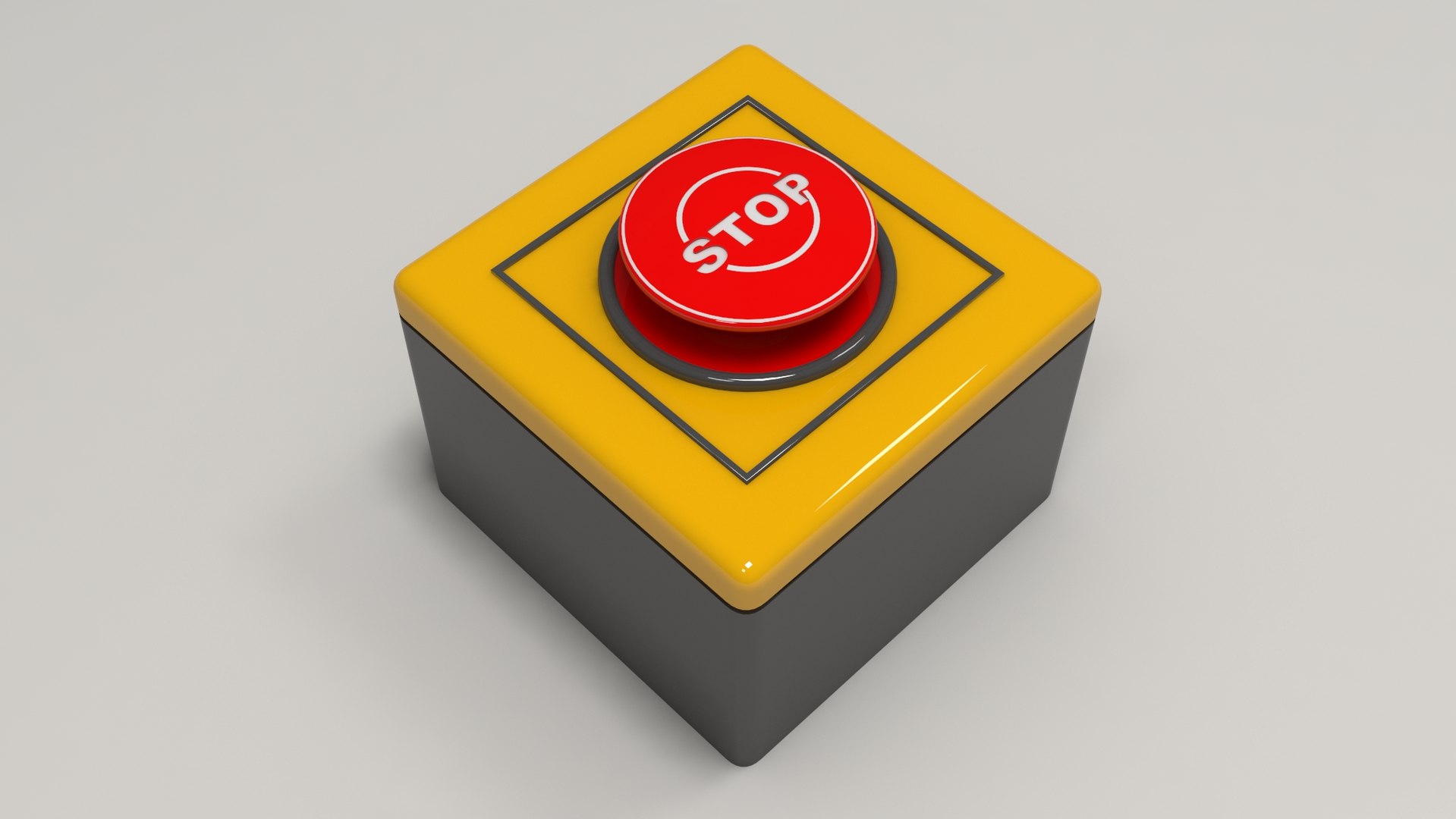 Emergency panic button model - TurboSquid 1537738