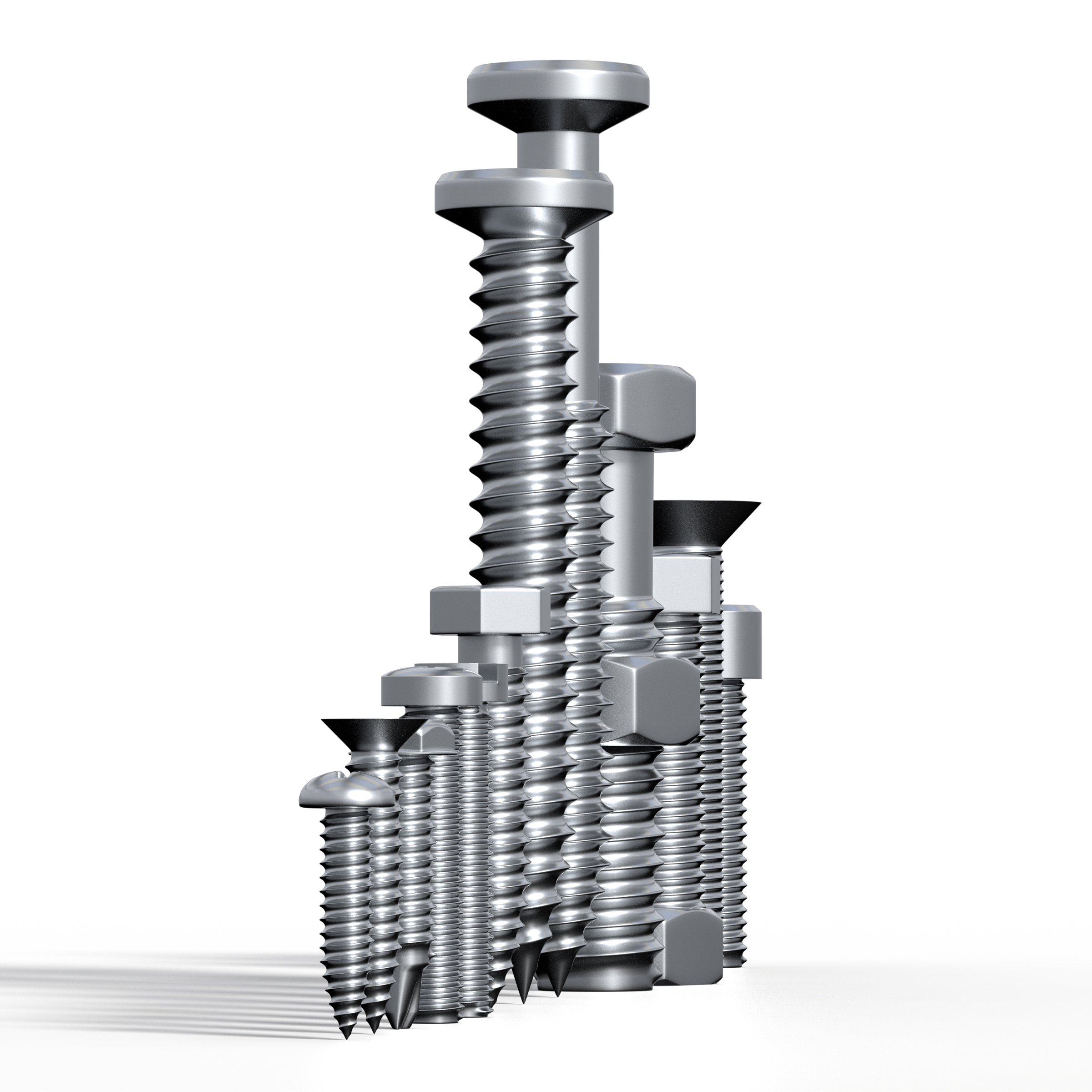 Screws 3D model - TurboSquid 1537798