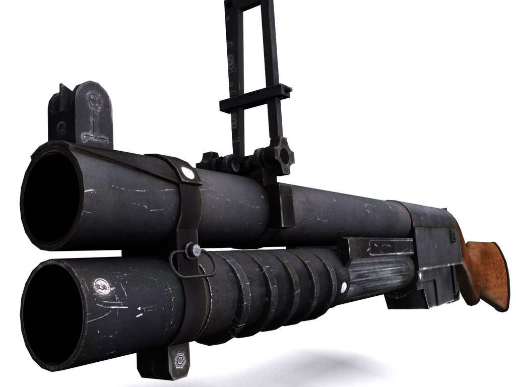 China grenade launcher m79 model - TurboSquid 1538028