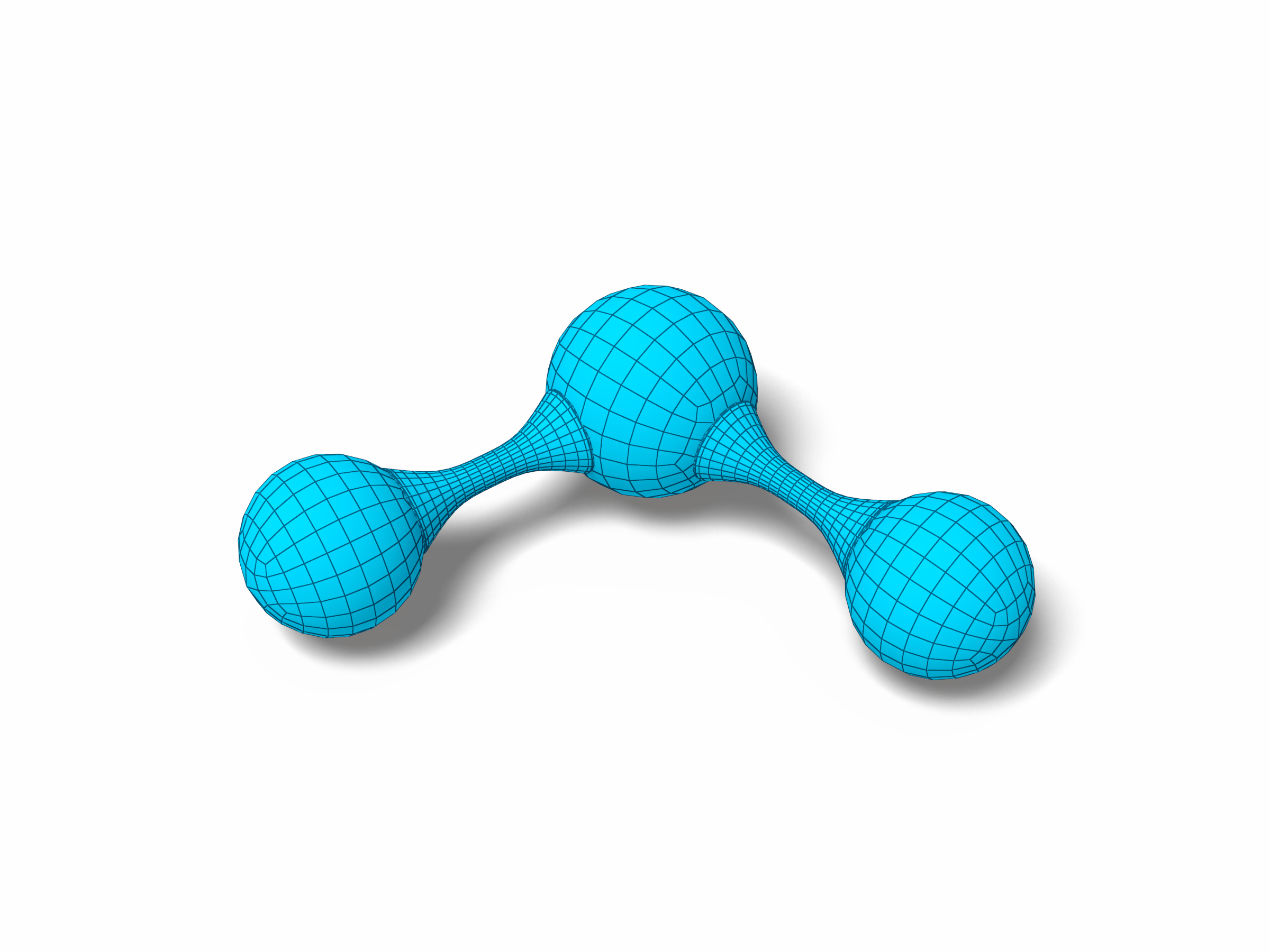 Water molecule h2o modeled 3D model - TurboSquid 1538059