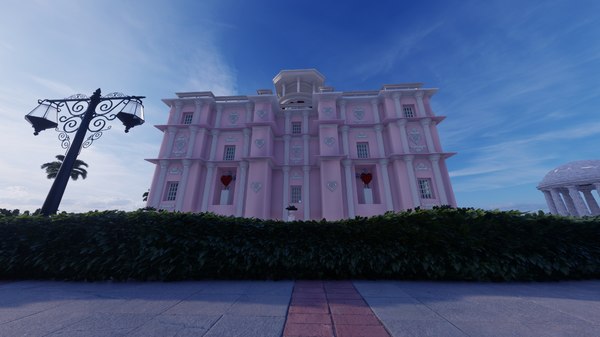 3D angel palace model - TurboSquid 1538114