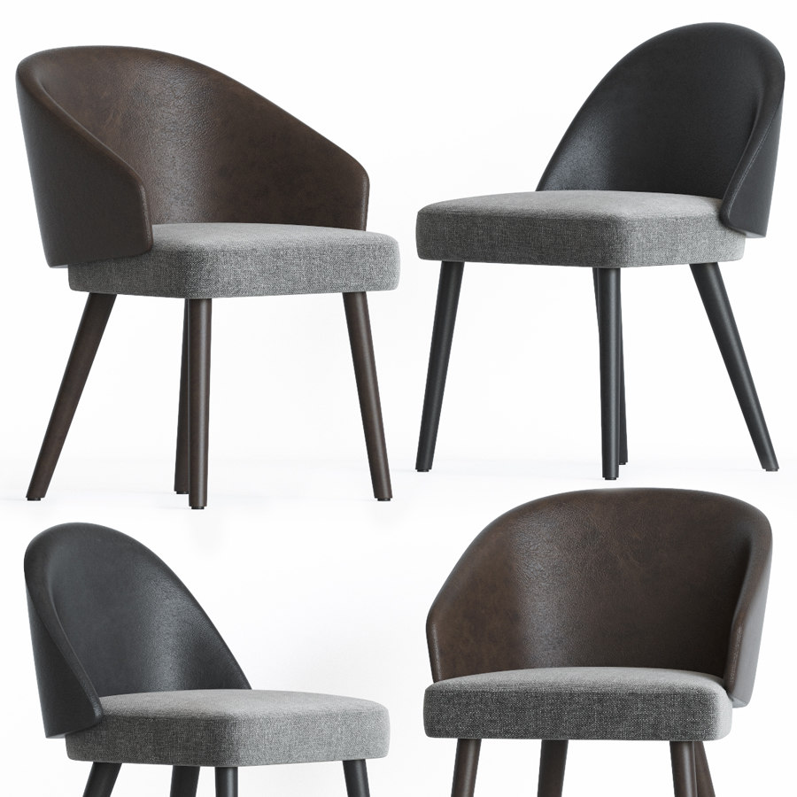 3D minotti lawson dining chair model - TurboSquid 1538148